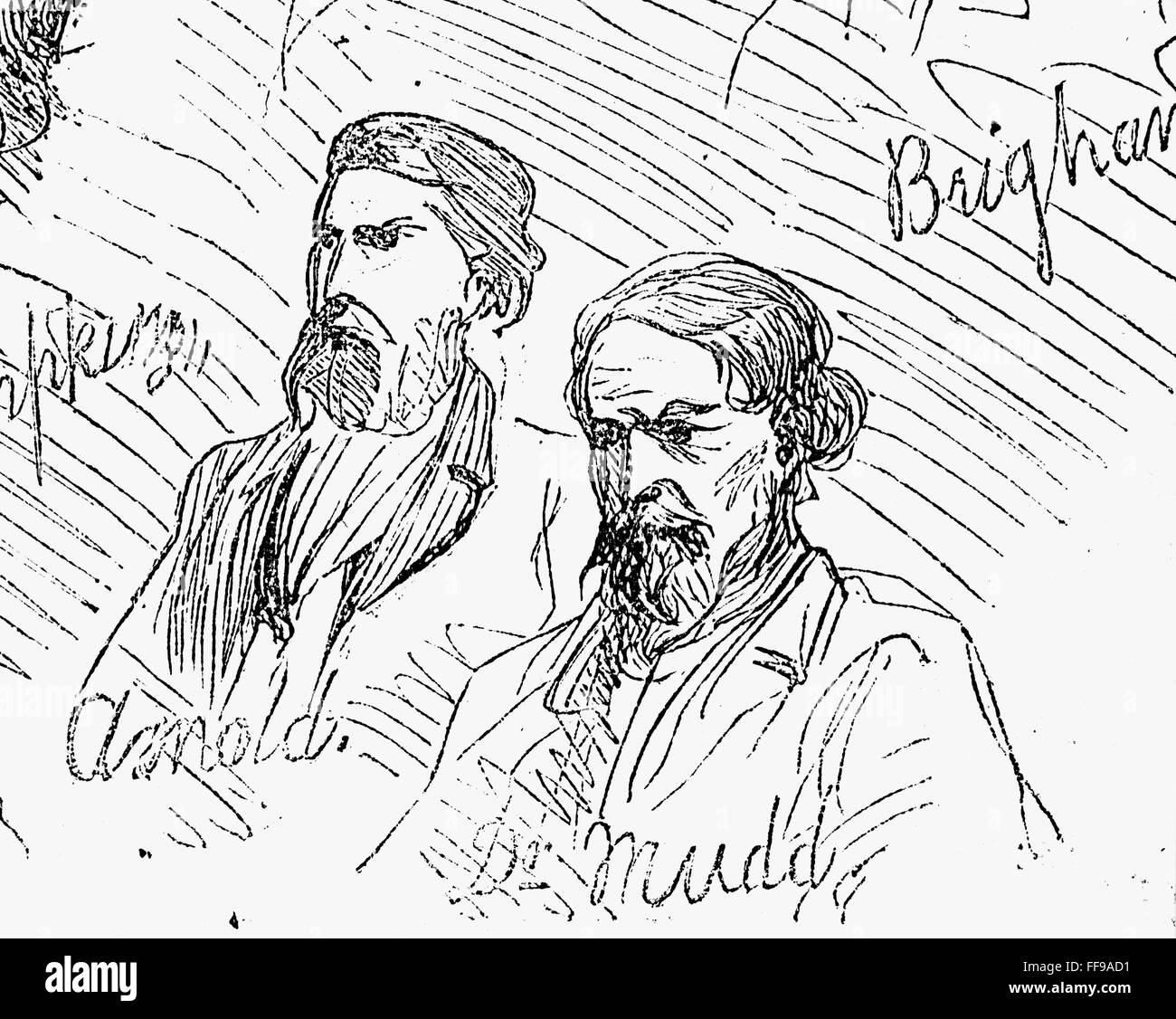 SAMUEL MUDD (1833-1883). /nAmerican physician and convicted accessory ...