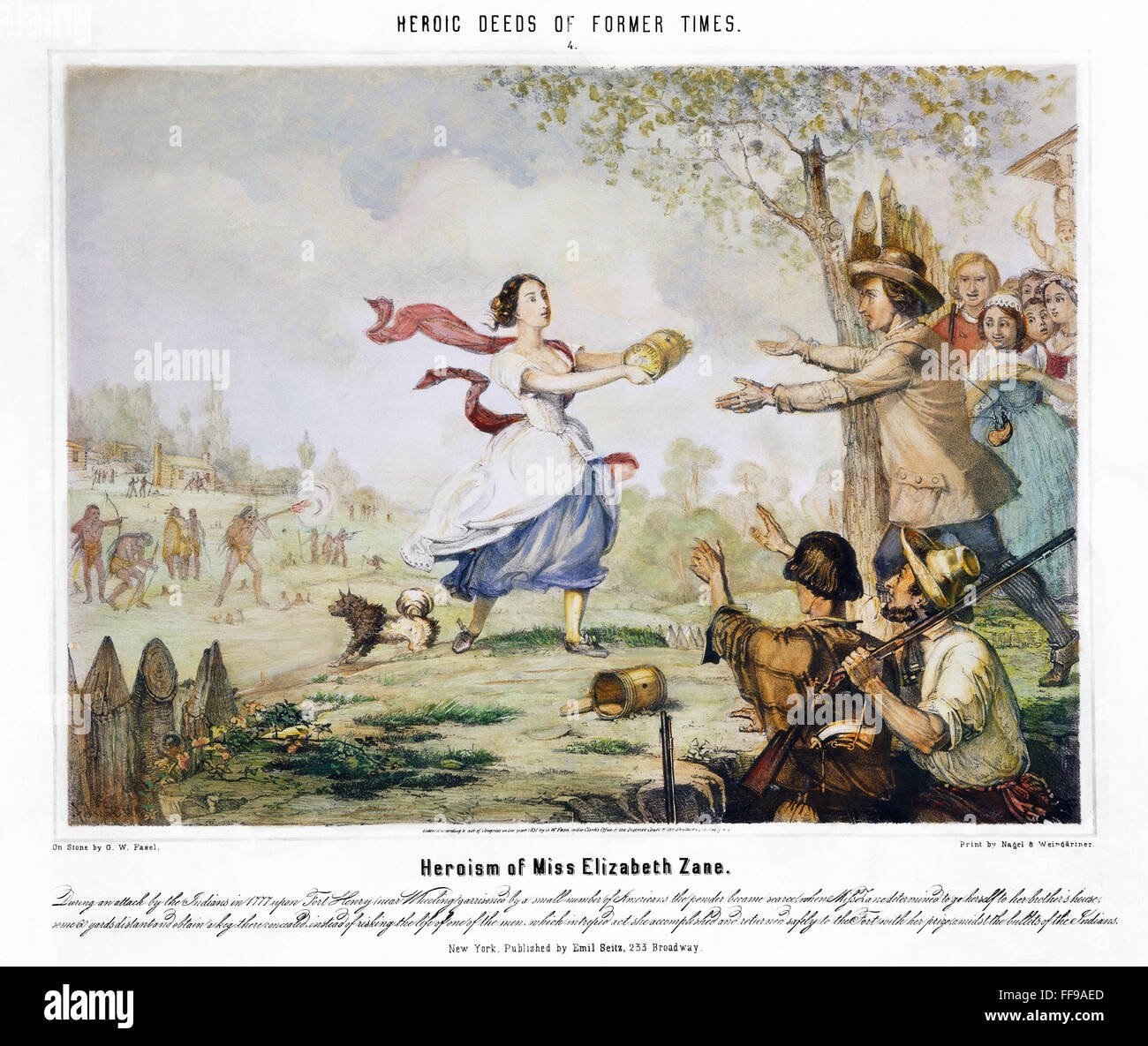 ELIZABETH ZANE /n(c1766-c1831). American pioneer. Elizabeth 'Betty ...