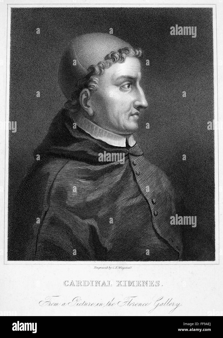 CARDINAL XIMENES (1436-1517). /nFrancisco Ximenes de Cisneros. Spanish ...