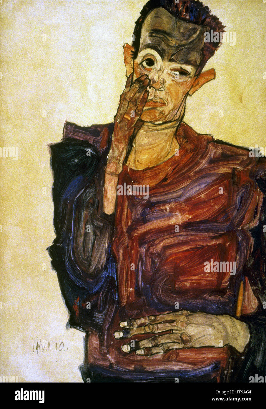 Self portrait 1910 High Resolution Stock Photography and Images - Alamy