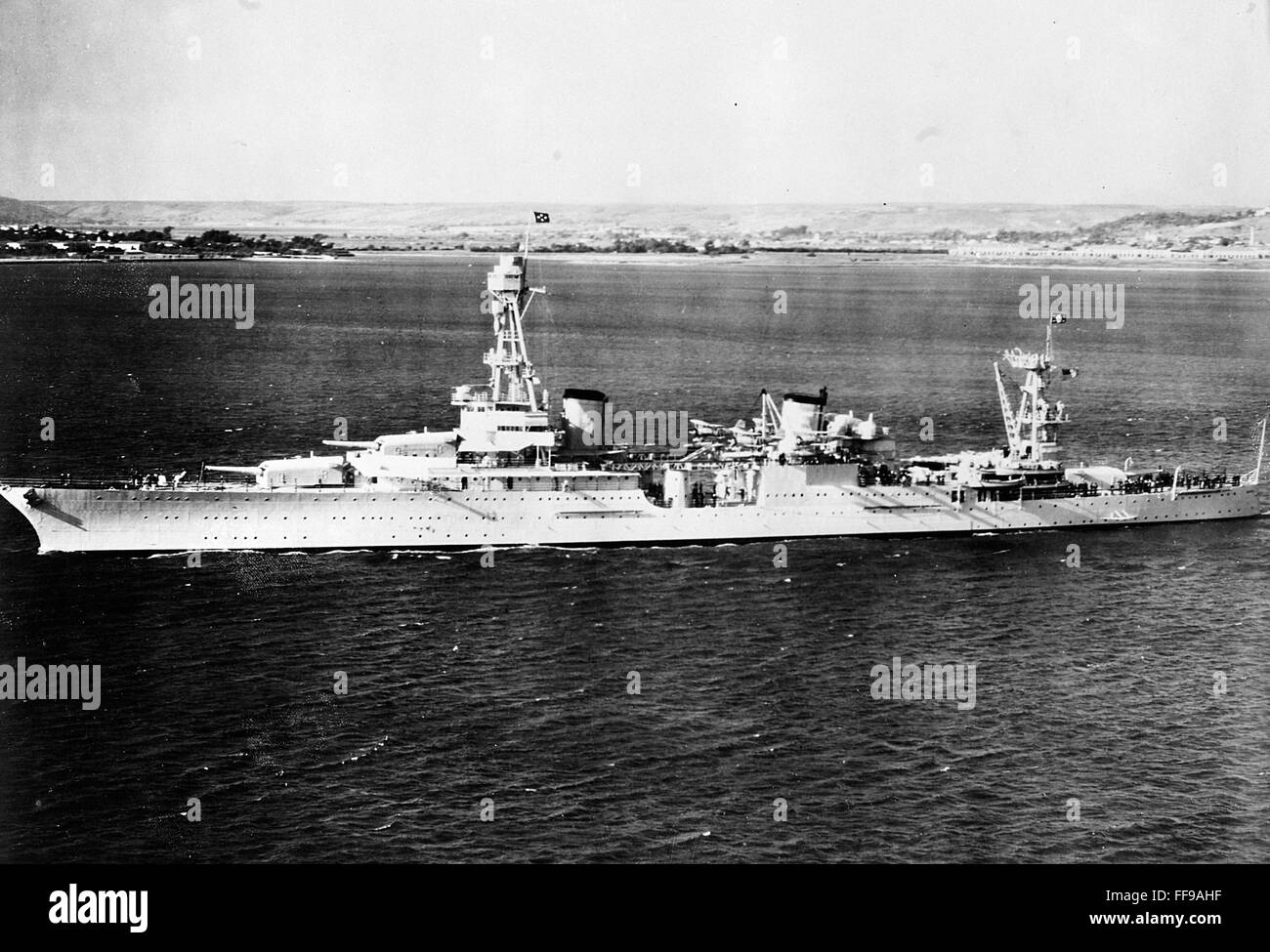 SHIPS: USS 'HOUSTON,' 1942. /nThe heavy cruiser USS 'Houston,' active ...
