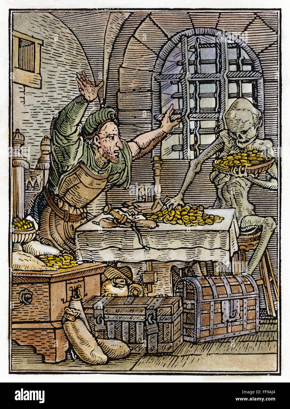 Death and the miser hi-res stock photography and images - Alamy