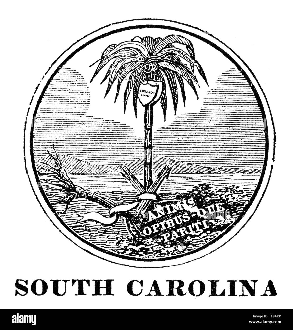 SOUTH CAROLINA STATE SEAL. /nThe seal of South Carolina, one of the ...