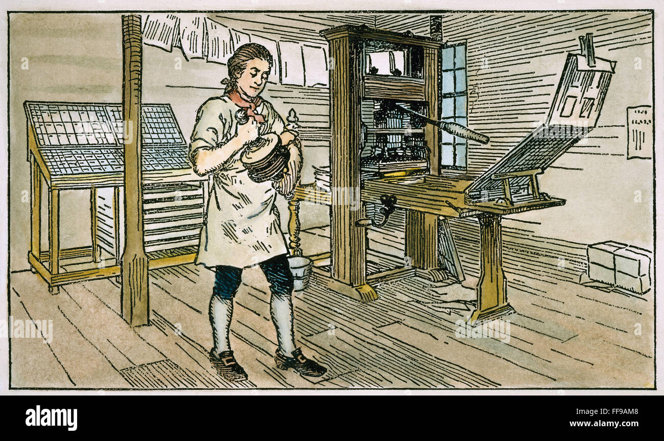 Benjamin Franklin N1706 1790 American Printer Publisher Scientist Inventor Statesman And