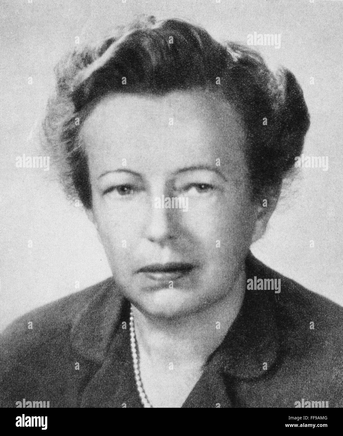 MARIA GOEPPERT MAYER /n(1906-1972). American (German-born) physicist ...