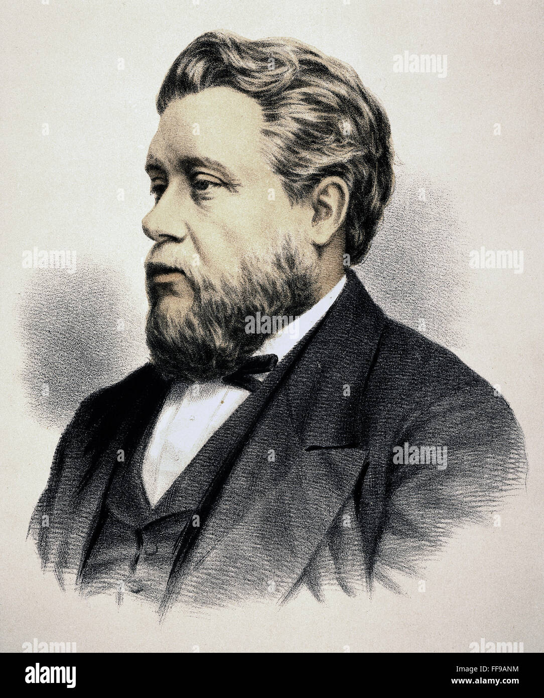 CHARLES HADDON SPURGEON /n(1834-1892). English Baptist preacher ...
