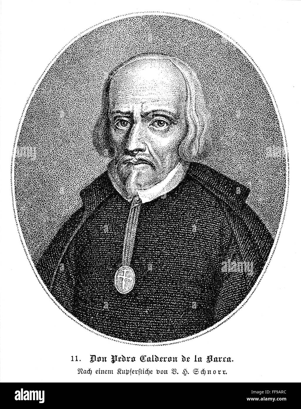 PEDRO CALDERON DE LA BARCA /n(1600-1681). Spanish playwright and poet ...