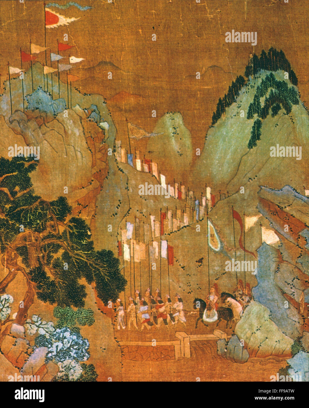 HAN DYNASTY: CHINESE ARMY. /nThe triumphal entry of Han emperor Liu ...