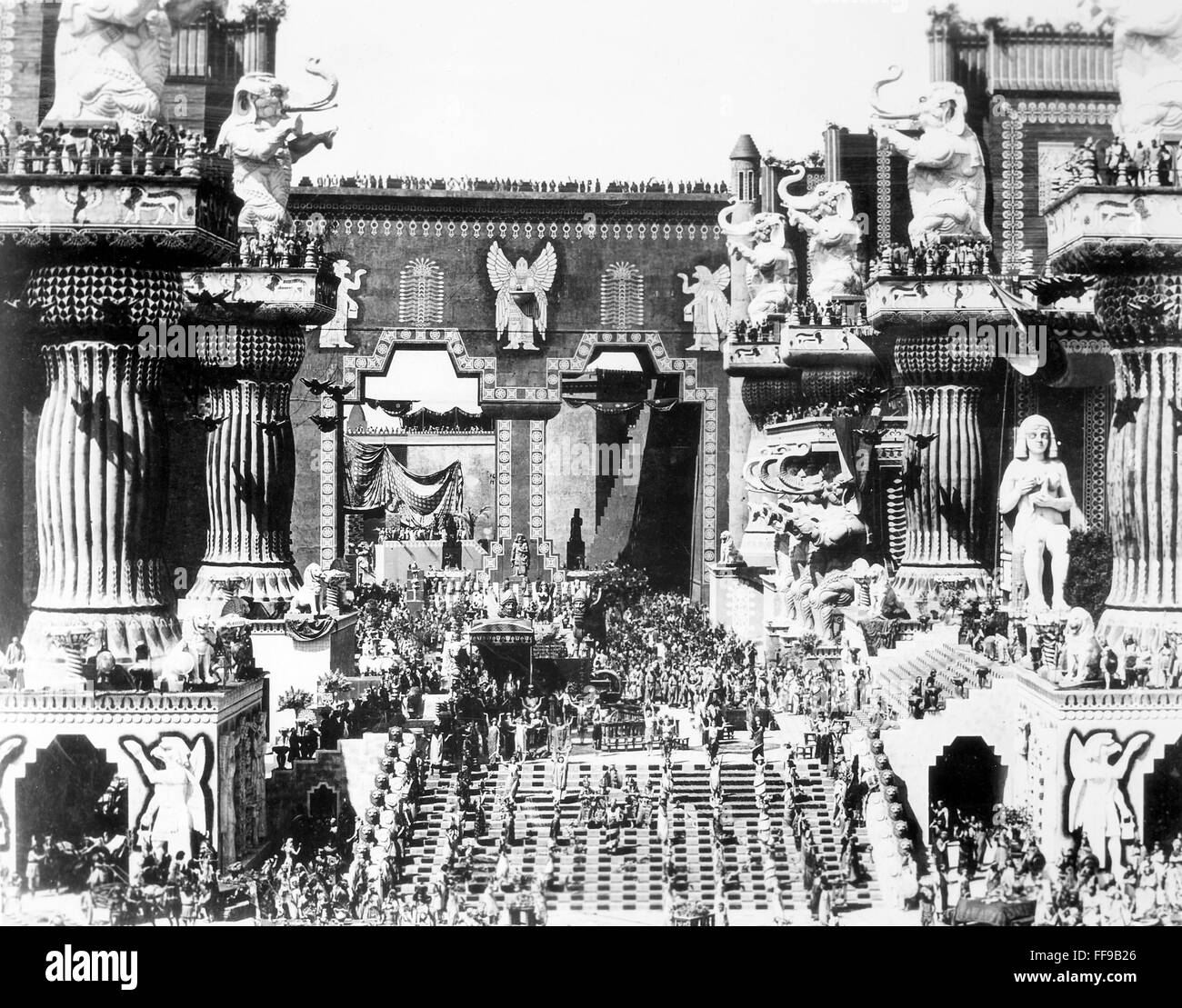 GRIFFITH: INTOLERANCE 1916. /nThe Feast of Belshazzar in the Babylonian ...