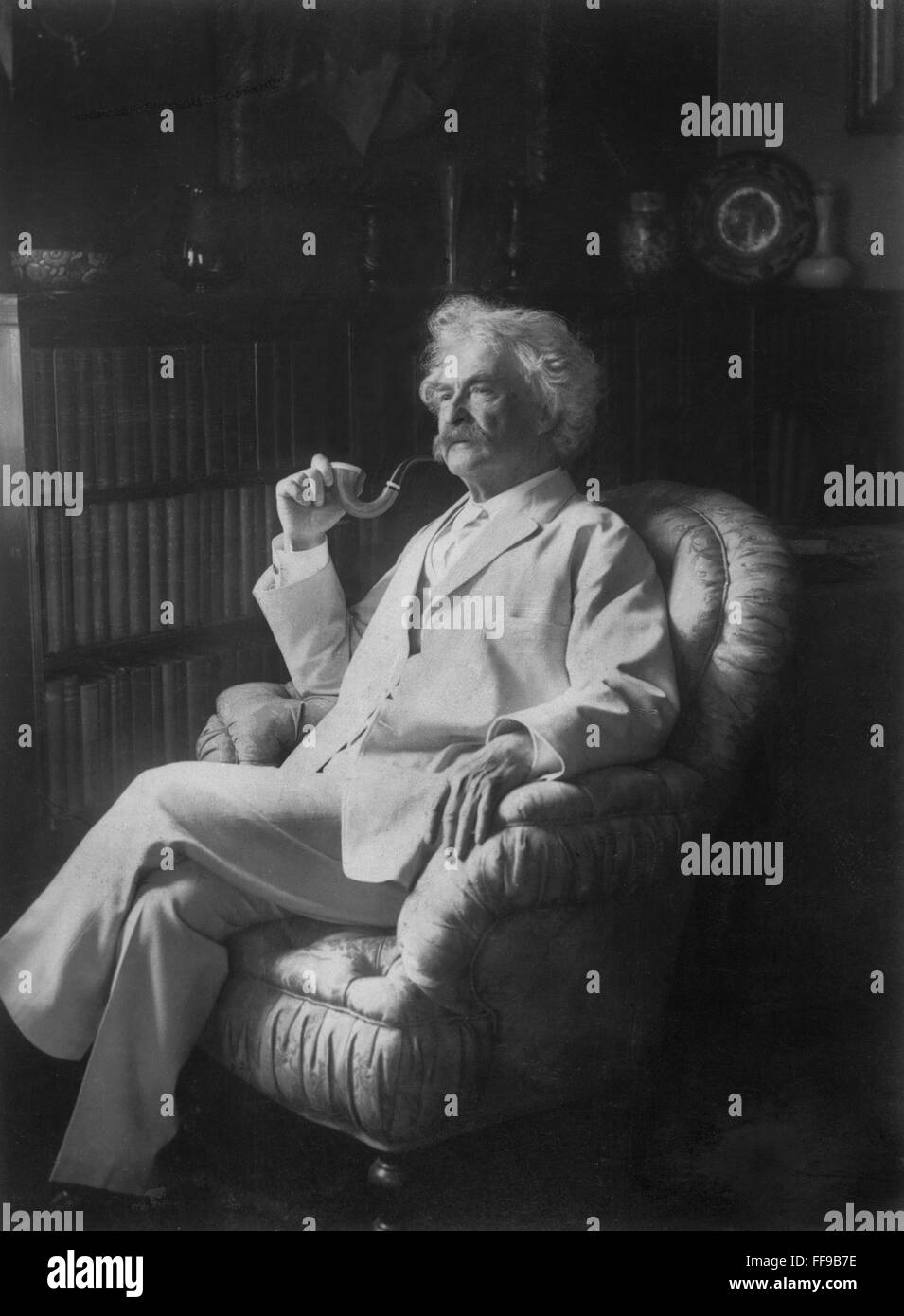 SAMUEL LANGHORNE CLEMENS /n(1835-1910) Aka Mark Twain. American ...