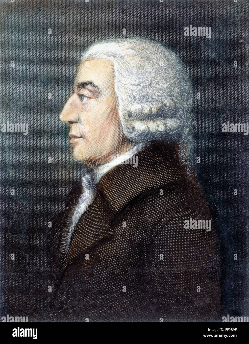 ADAM SMITH (1723-1790). /nScottish economist. Line engraving, English ...