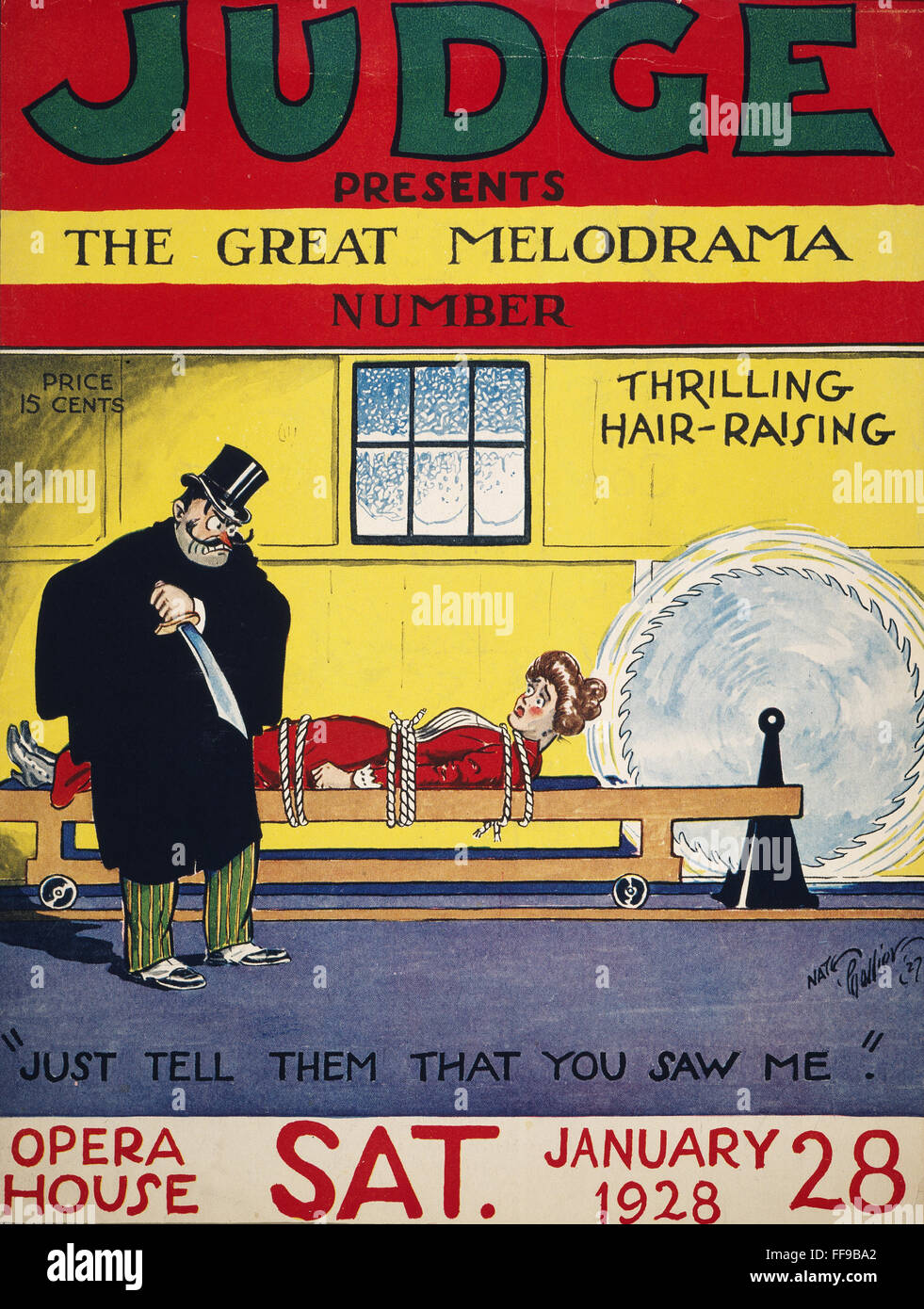 MAGAZINE COVER, 1928. /n'Judge' magazine cover, 1928 Stock Photo - Alamy