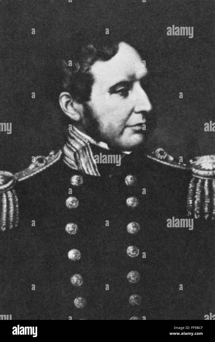 ROBERT FITZROY (1805-1865). /nEnglish naval commander and meteorologist ...