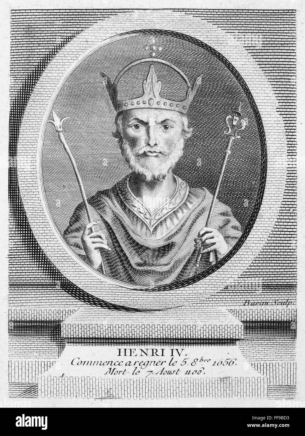 HENRY IV (1050-1106). /nKing of Germany and Holy Roman Emperor, 1056 ...