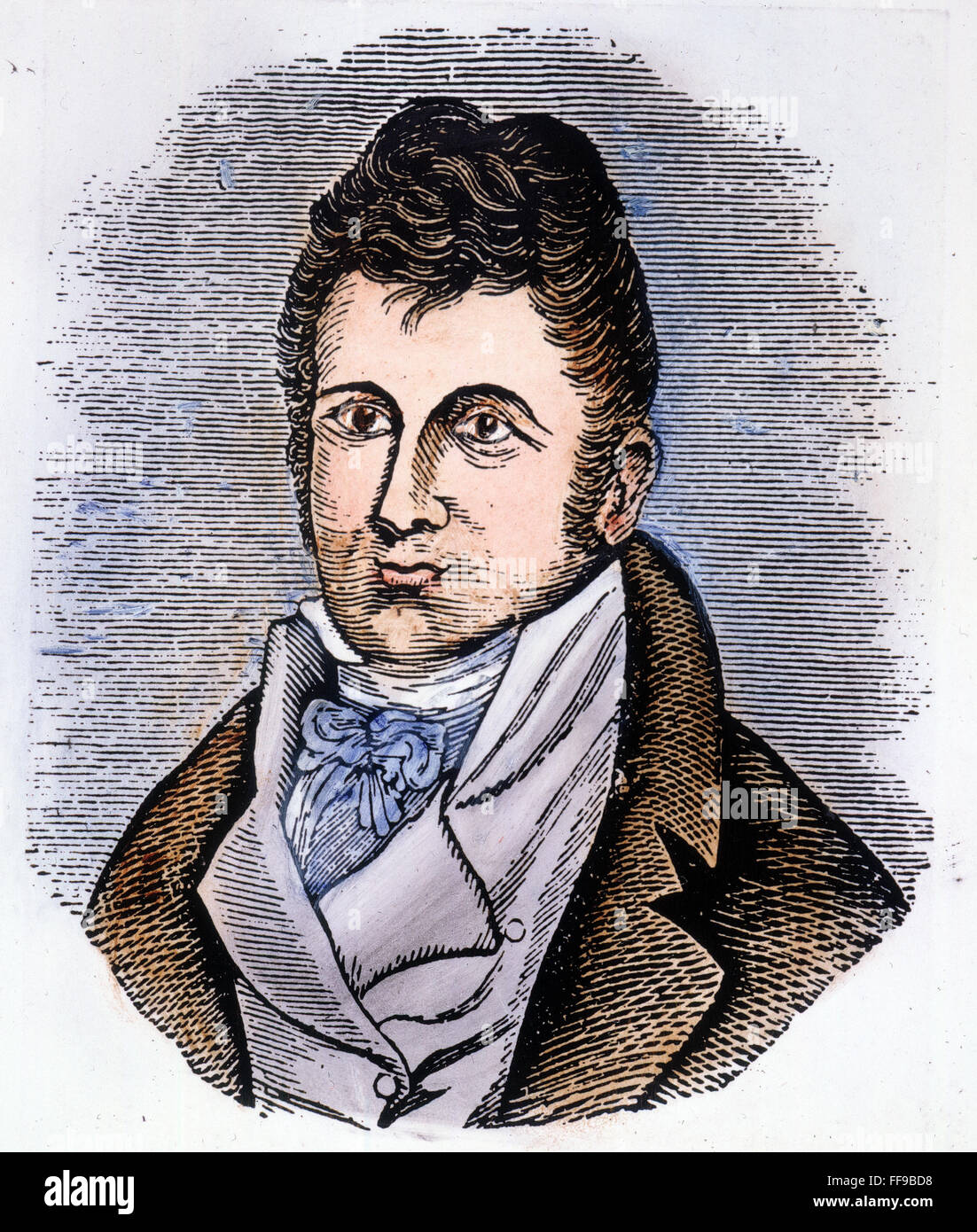 WILLIAM CLARK (1770-1838). /nAmerican soldier and explorer. Wood ...