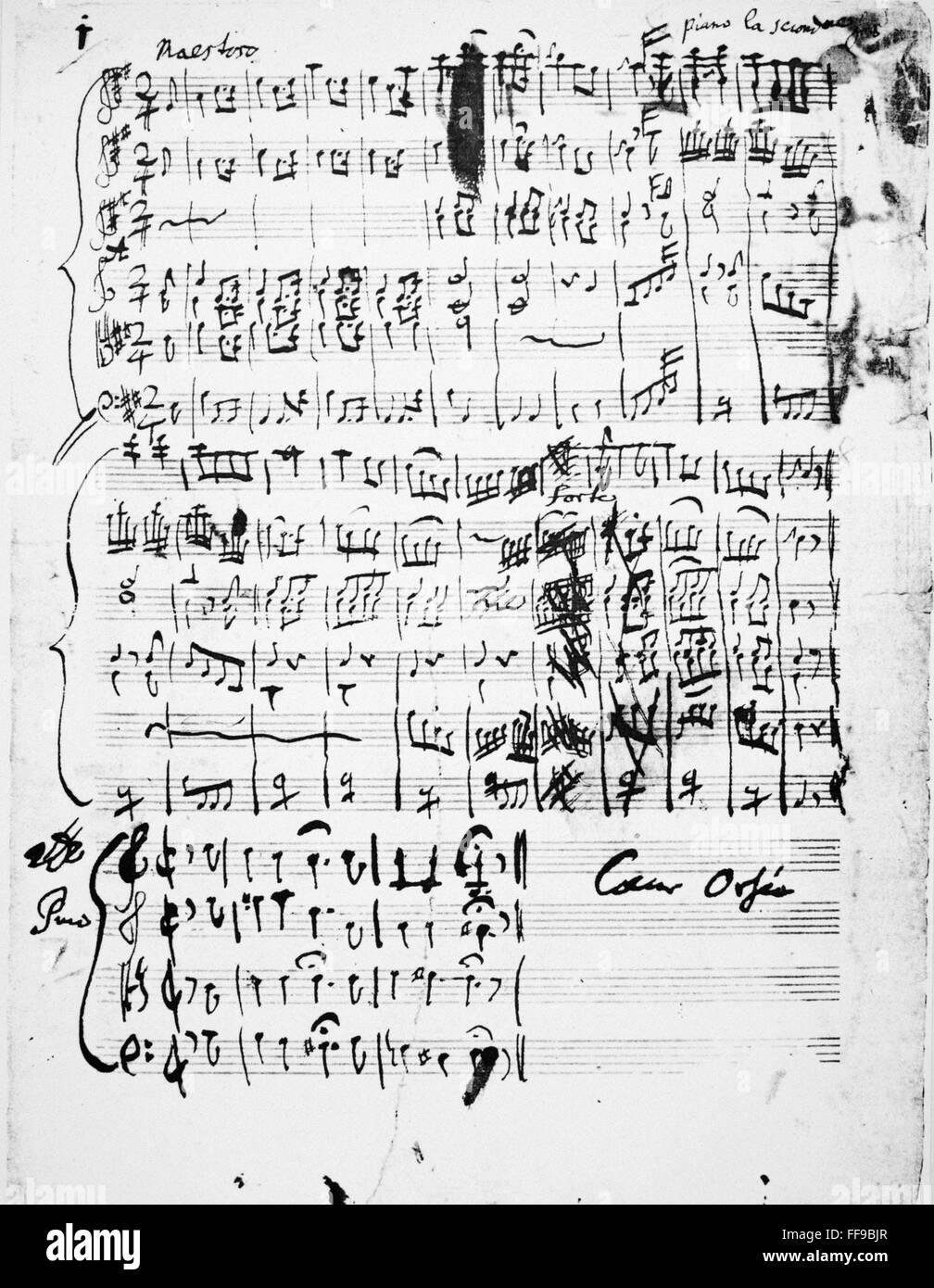 CHRISTOPH WILLIBALD GLUCK (1714-1787). German composer. 'Orphee et ...