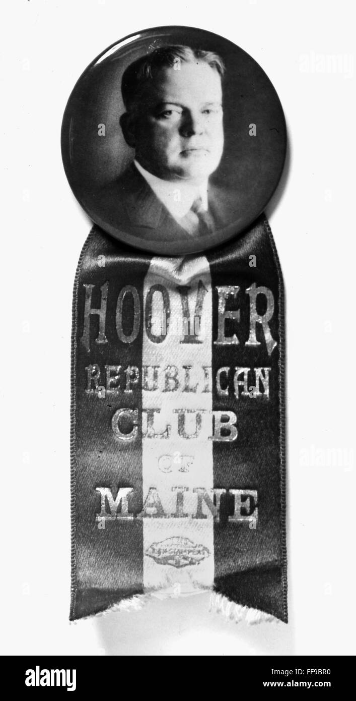 PRESIDENTIAL CAMPAIGN, 1928. /nA presidential campaign button ...
