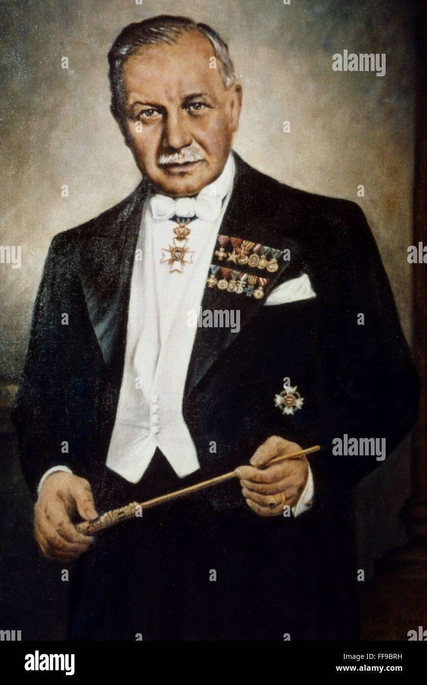 FRANZ LEHAR (1870-1948). /nHungarian composer. Oil on canvas Stock ...