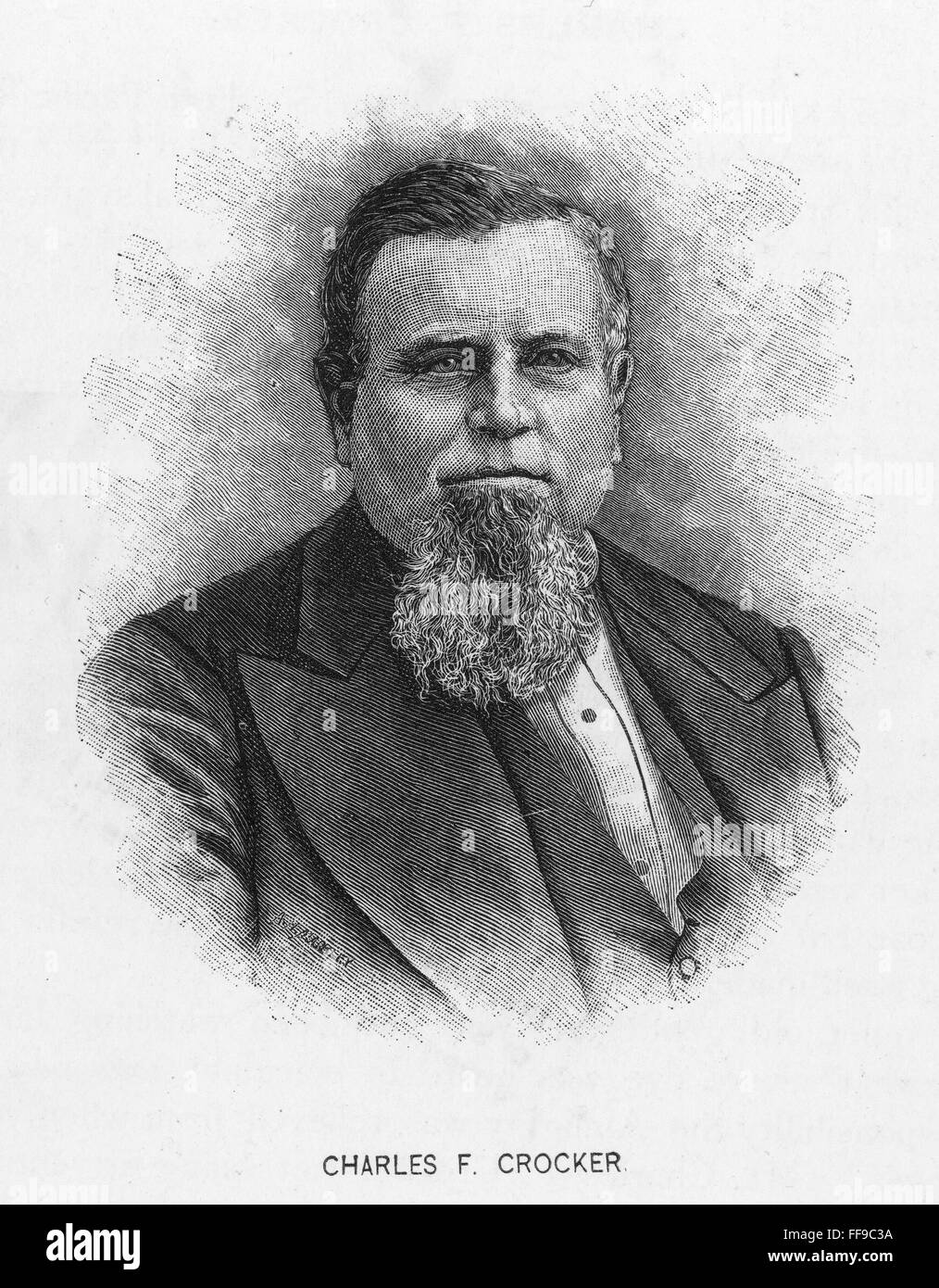 CHARLES CROCKER (1822-1888). /nAmerican financier and railroad builder ...