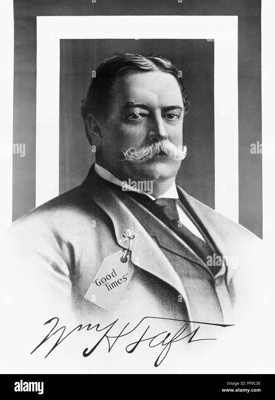 TAFT CAMPAIGN POSTER, 1908. /nLithograph poster for William Howard Taft ...