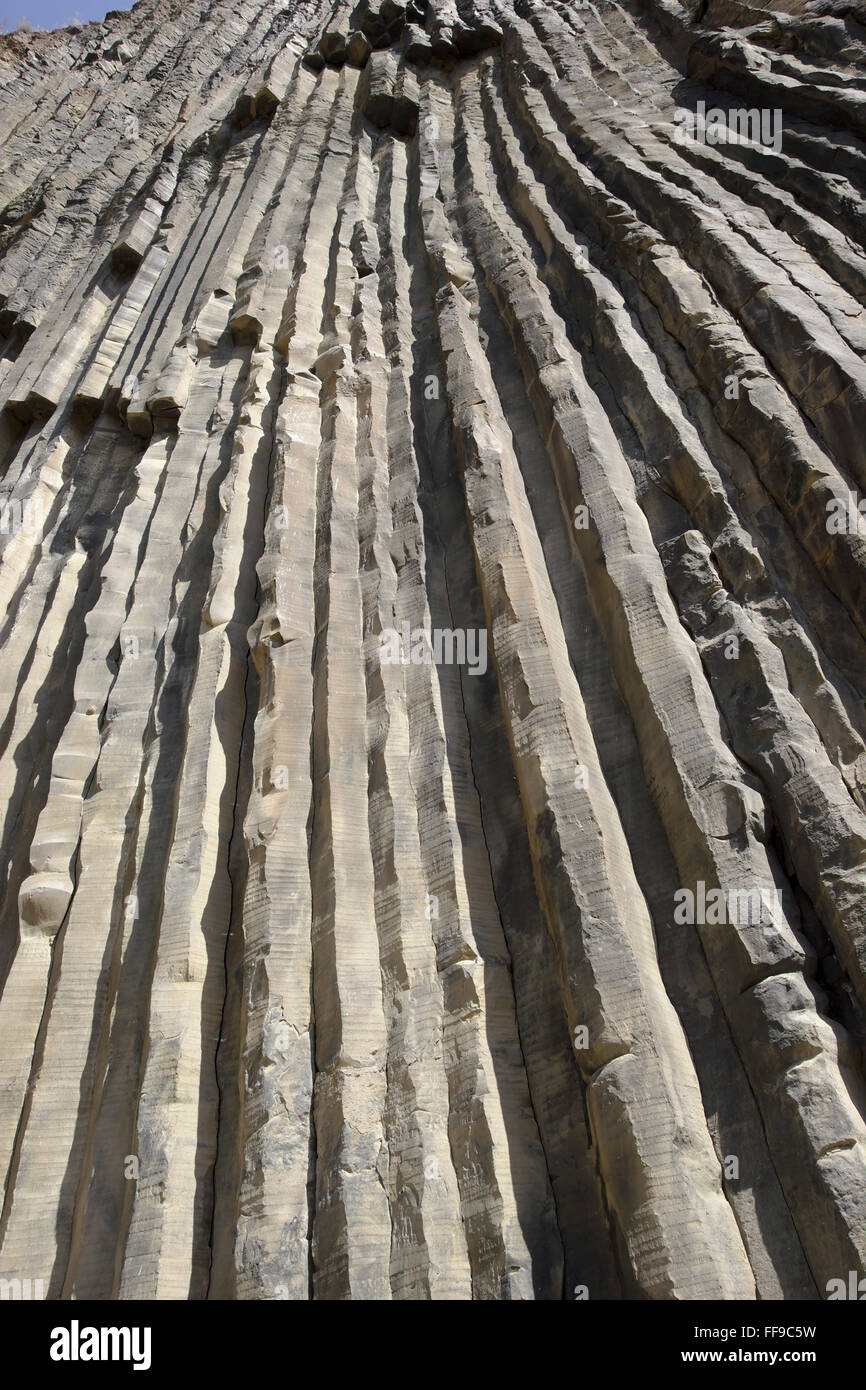 Basalt columns "Symphony of Stones" in Garnia, Armenia, Caucasus Stock ...