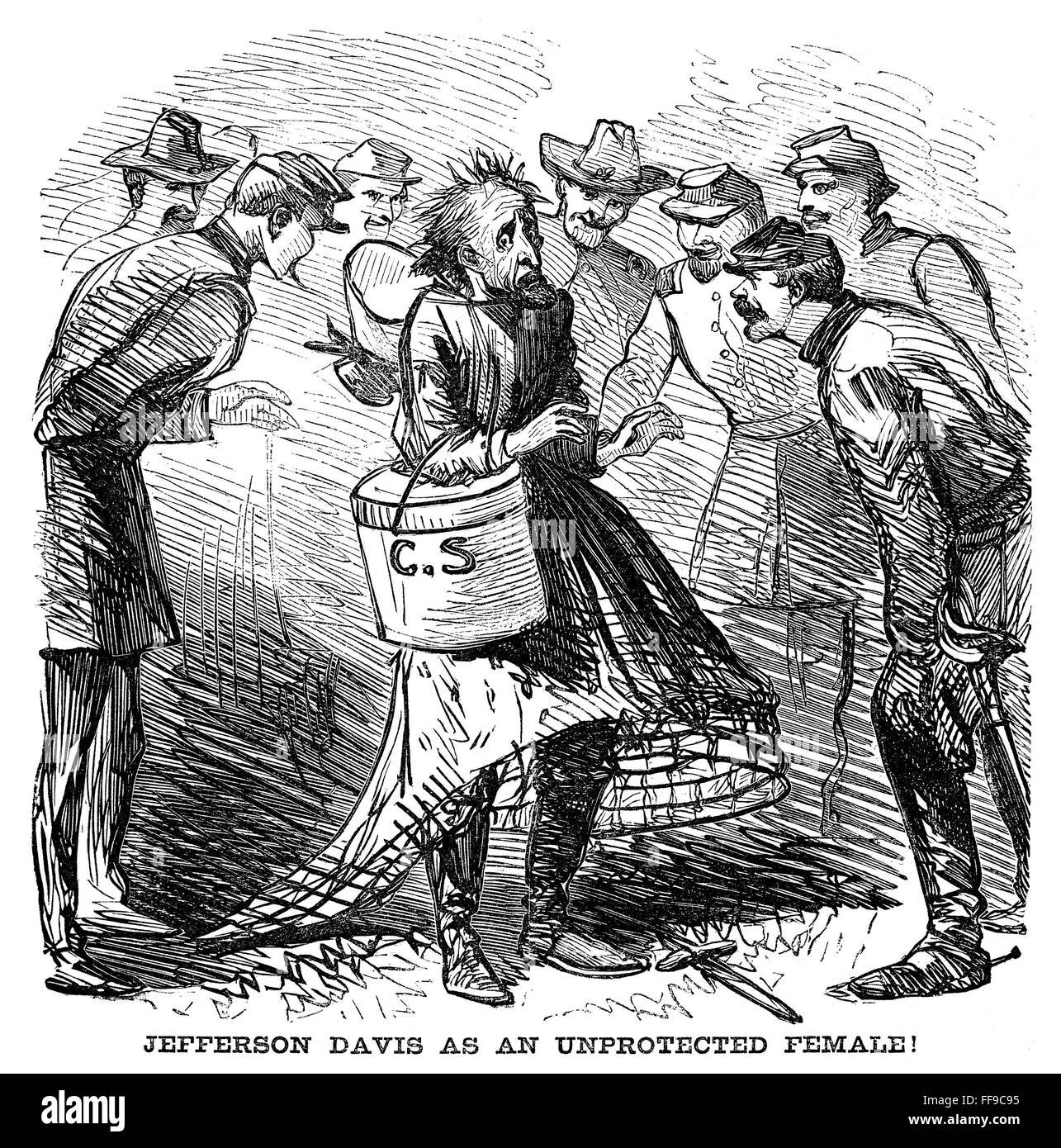 JEFFERSON DAVIS (1808-1889). /nPresident of the Confederate States of ...