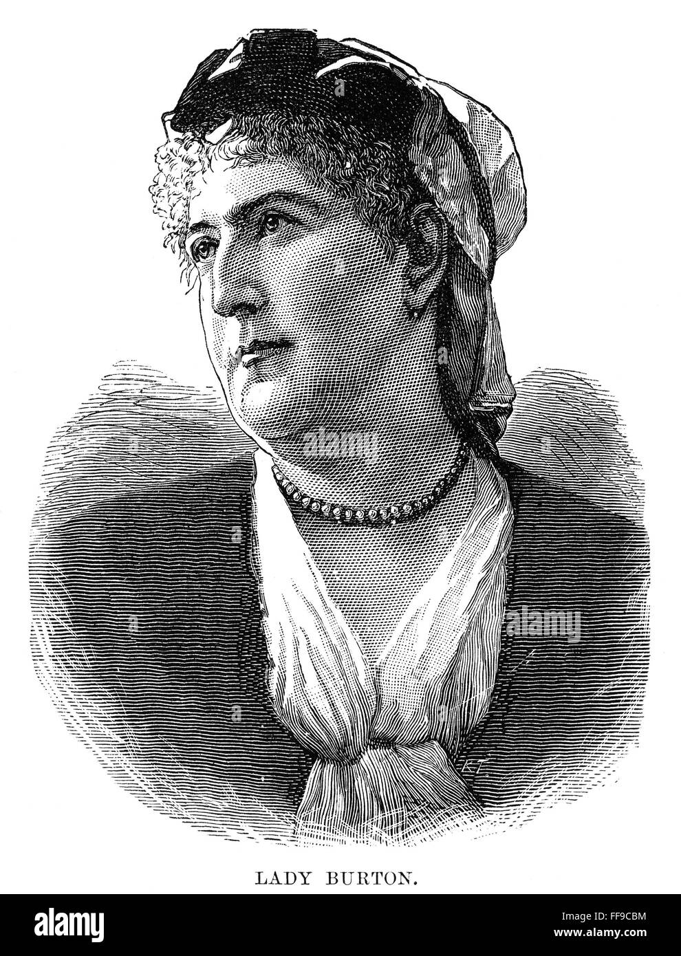 ISABEL BURTON (1831-1896). /nWife of Sir Richard Francis Burton and ...