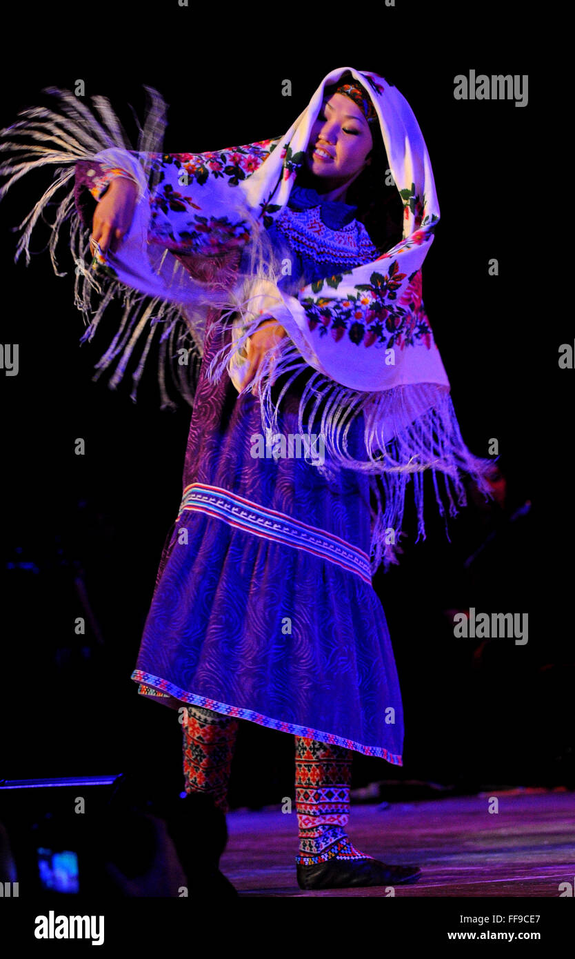 Yougra People dance Stock Photo - Alamy
