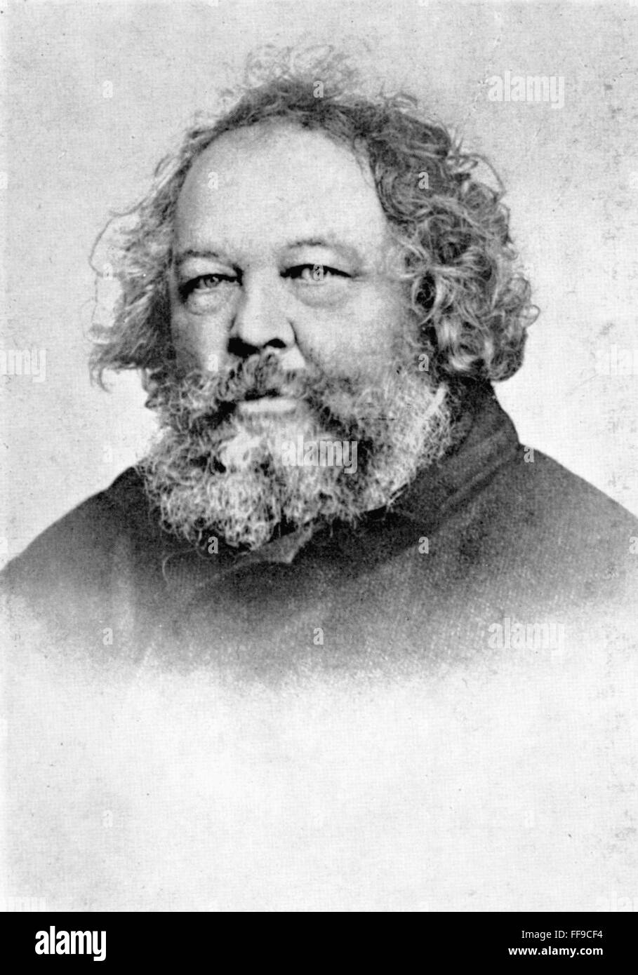 MIKHAIL BAKUNIN (1814-1876). /nRussian anarchist and writer Stock Photo ...