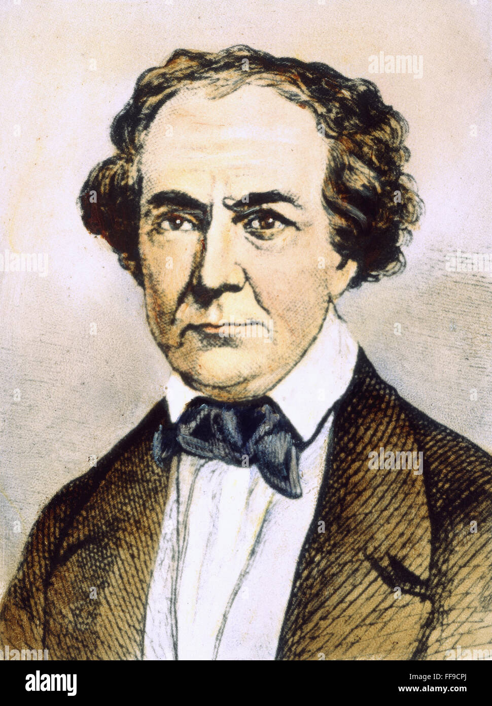 MIRABEAU BUONAPARTE LAMAR /n(1798-1859). Second president of Republic ...