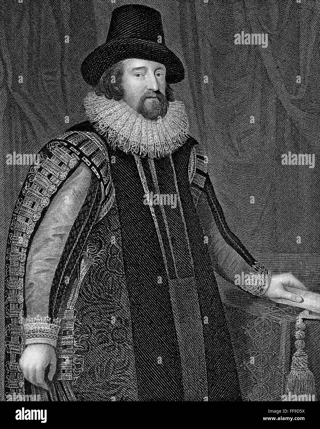 FRANCIS BACON (1561-1626). /n1st Baron Verulam and Viscount St. Albans ...