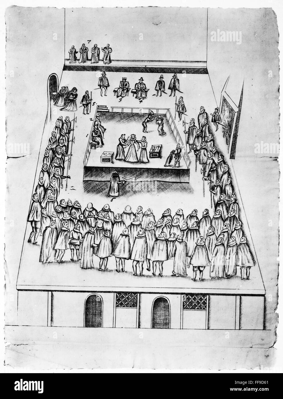 MARY, QUEEN OF SCOTS /n(1542-1587). Mary Stuart, Queen of Scotland ...