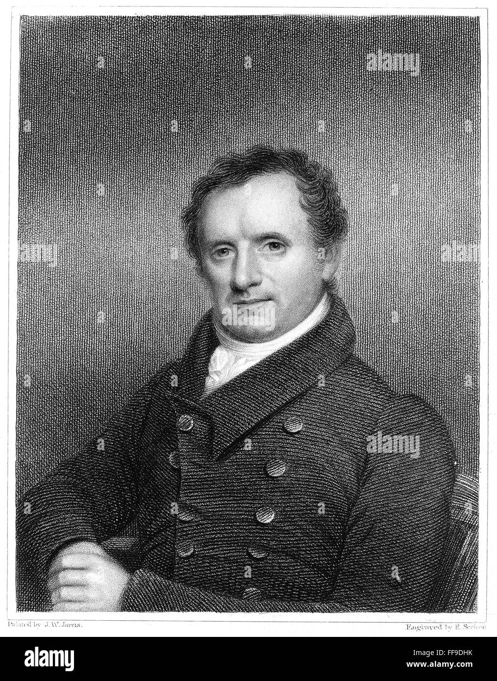 JAMES FENIMORE COOPER /n(1789-1851). American novelist. Line and ...