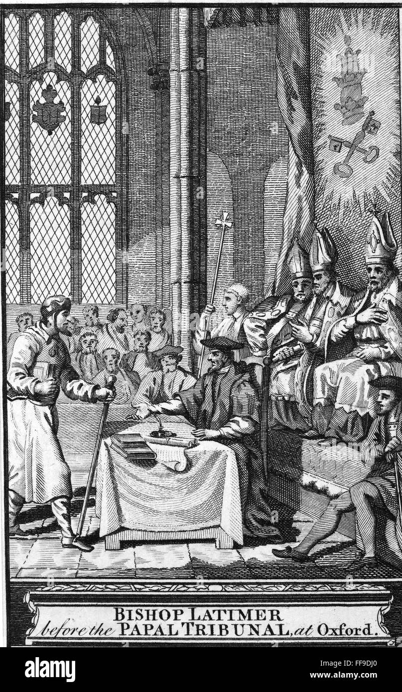 HUGH LATIMER (1485-1555). /nEnglish Reformation leader and Protestant ...