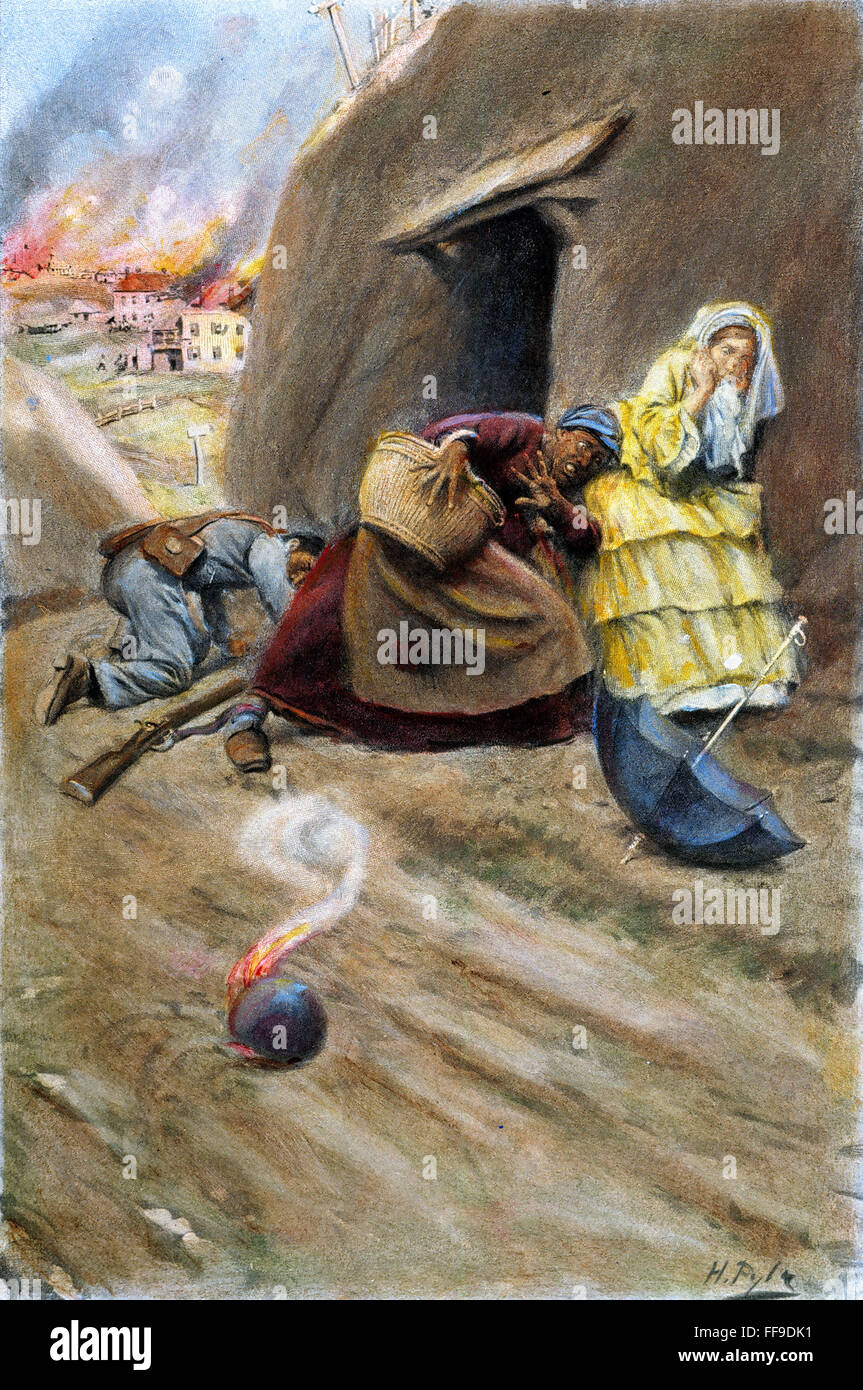 SIEGE OF VICKSBURG, 1863. /nBehind Confederate lines at the Siege of ...