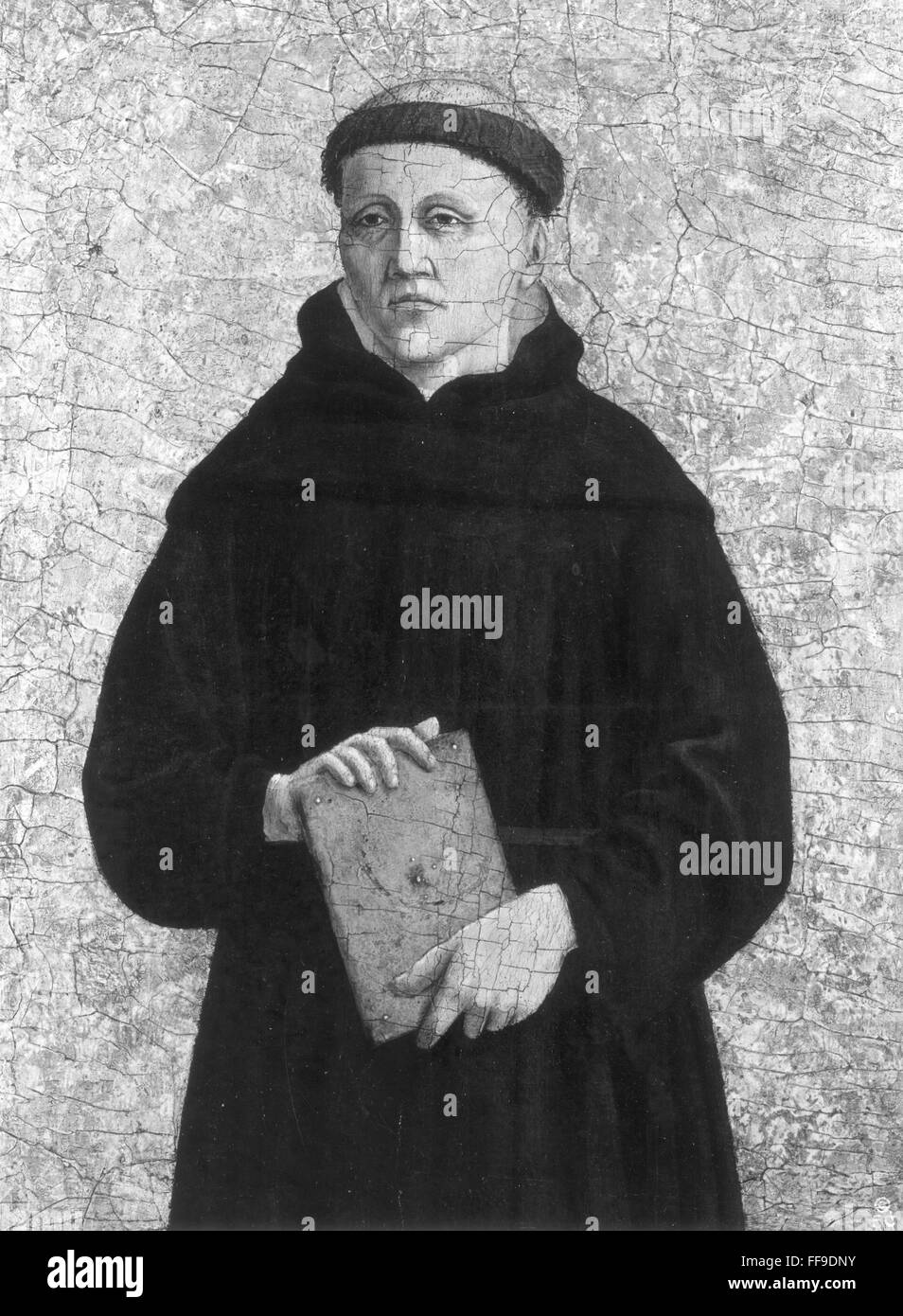 AUGUSTINIAN MONK, c1460. /nOil on panel, c1460, School of Piero della ...