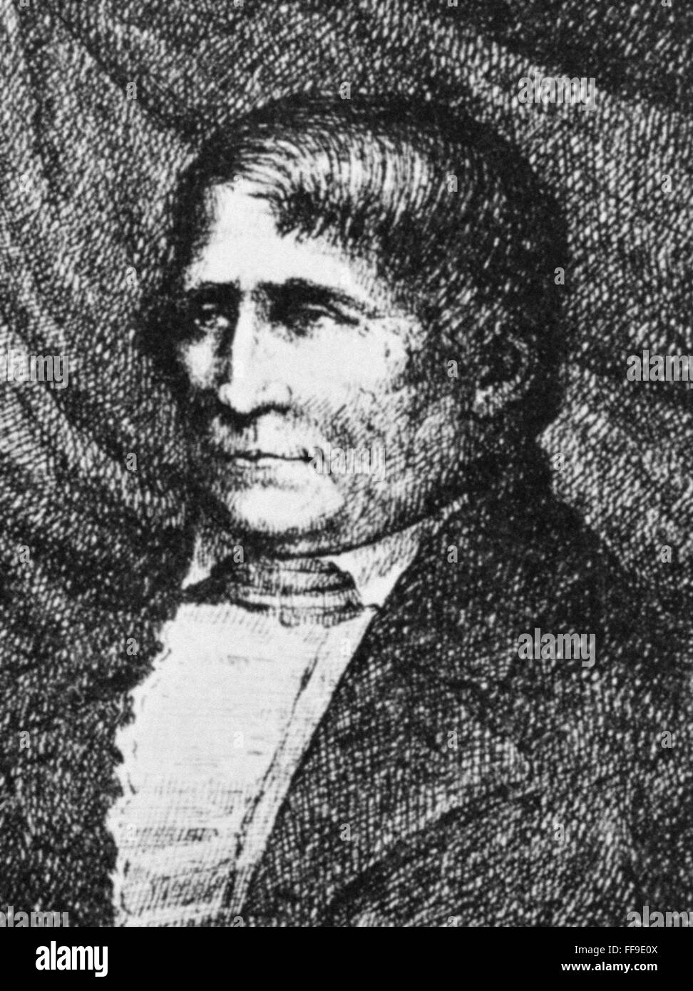 JEAN PIERRE CHOUTEAU /n(1758-1849). American fur trader and pioneer ...