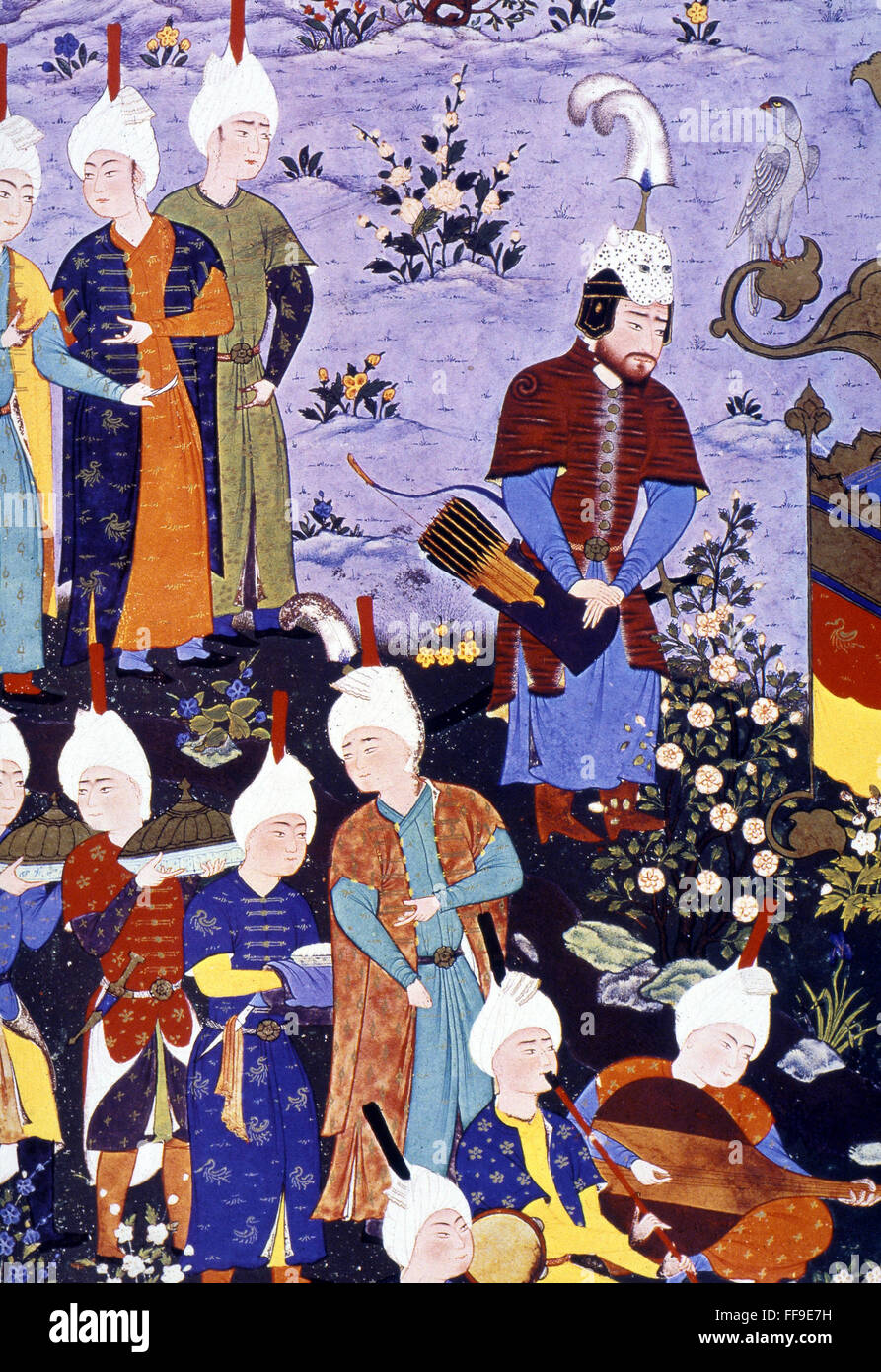 RUSTAM, 16th CENTURY. /nThe hero Rustam finds Kay Qubad: detail from a ...