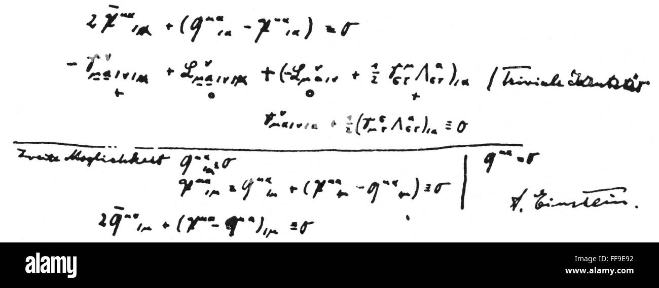 ALBERT EINSTEIN: NOTES. /nNotes by Albert Einstein for his Unified ... ALBERT EINSTEIN: NOTES. /nNotes by Albert Einstein for his Unified ...