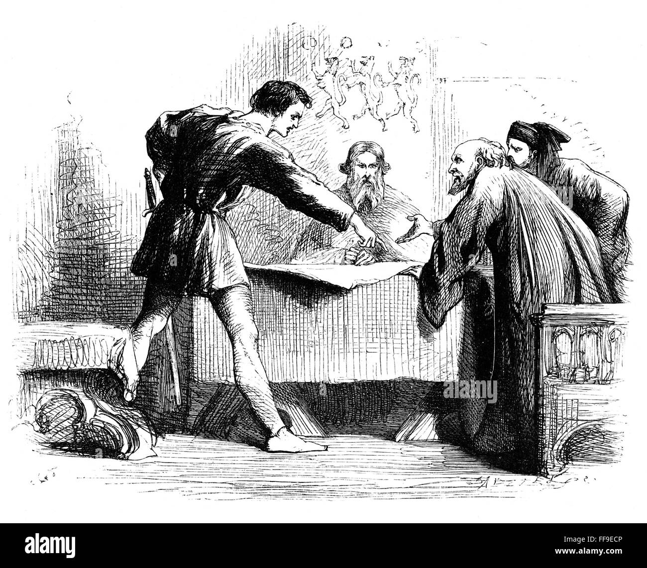 SHAKESPEARE: KING HENRY IV. /nA room in the Archdeacon's house with ...