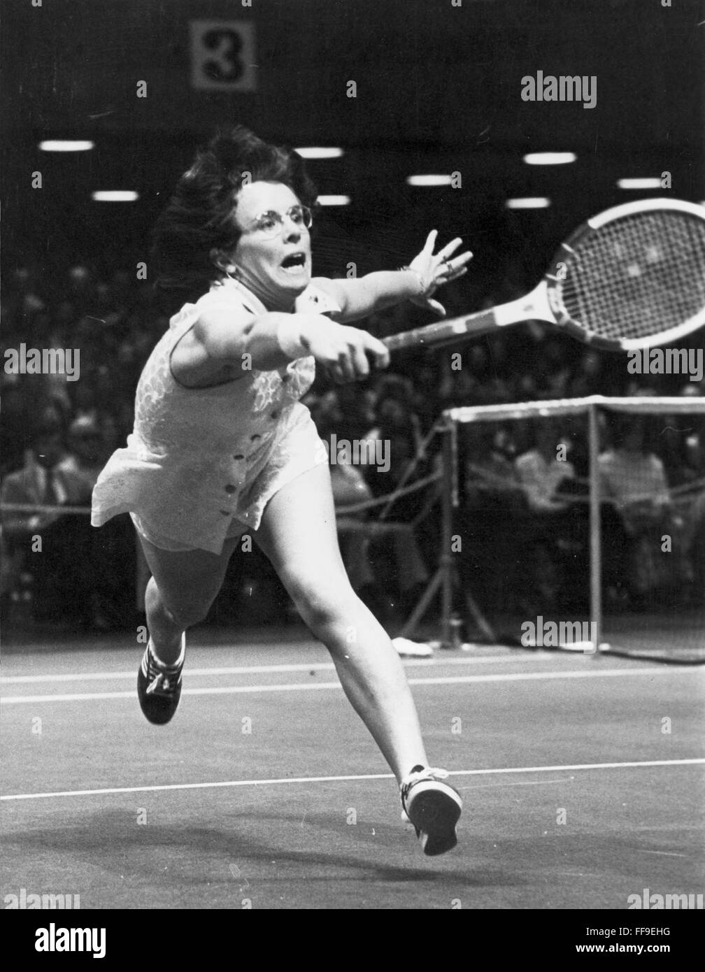 BILLIE JEAN KING (1943- ). /nAmerican tennis player. Photographed ...