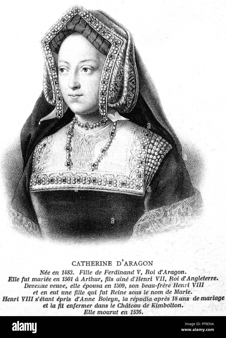 Catherine of 1485 1536 first wife of henry viii of england High ...