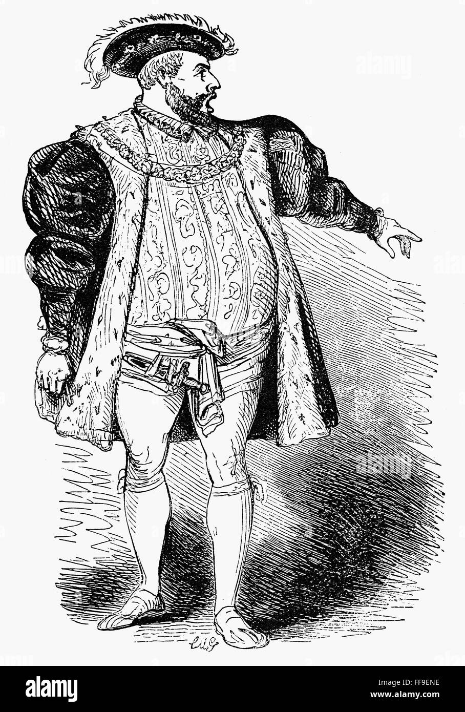 OPERATIC SINGER. /nWood engraving, 19th century Stock Photo - Alamy