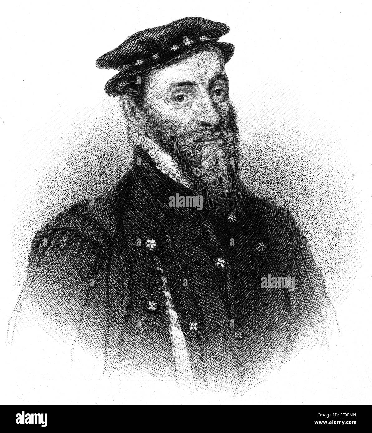 SIR THOMAS GRESHAM /n(1519-1579). English financier. Steel engraving ...