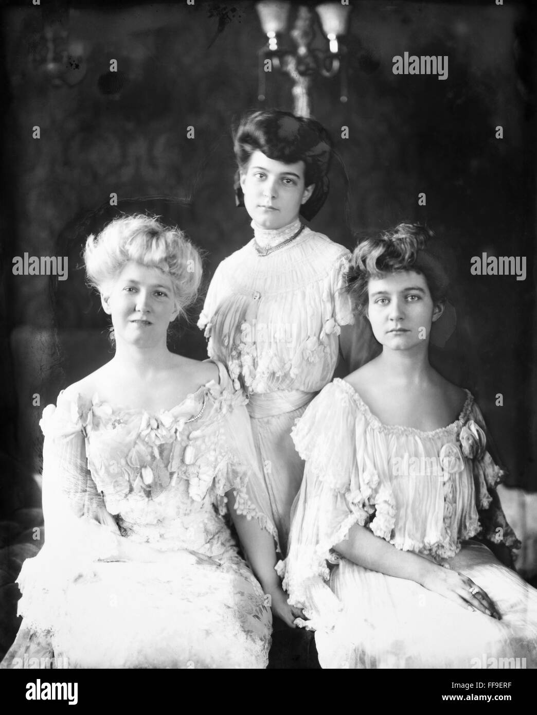 SOUSA FAMILY, 1904. /nMrs. John Phillip Sousa and daughters ...