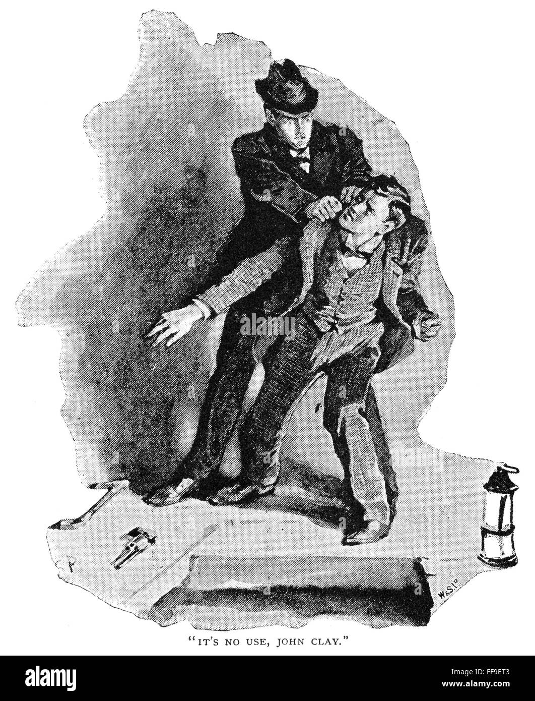 DOYLE: SHERLOCK HOLMES. /nIllustration by Sidney Paget from the 'Strand ...