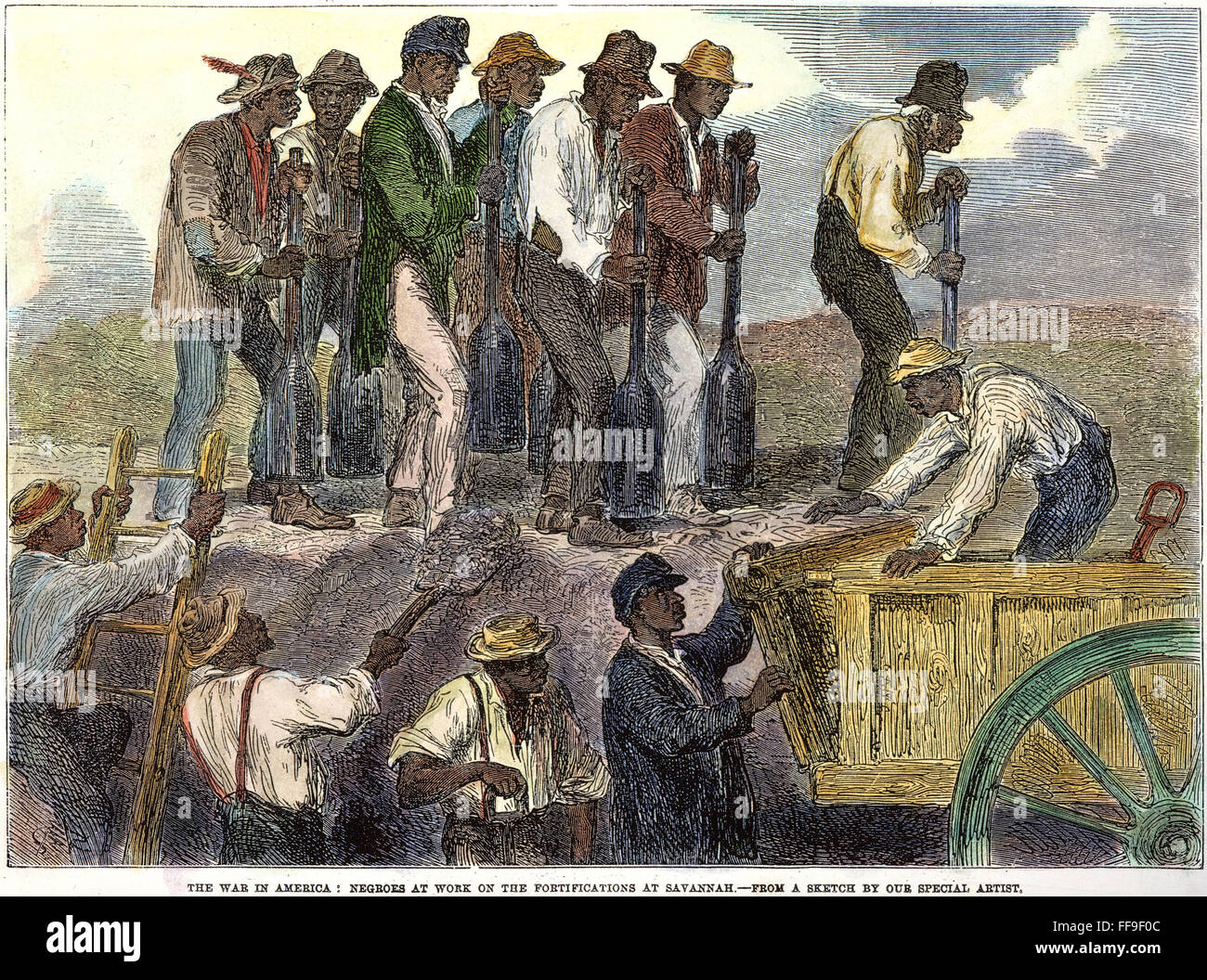 1863 plantation slaves working hi-res stock photography and images - Alamy