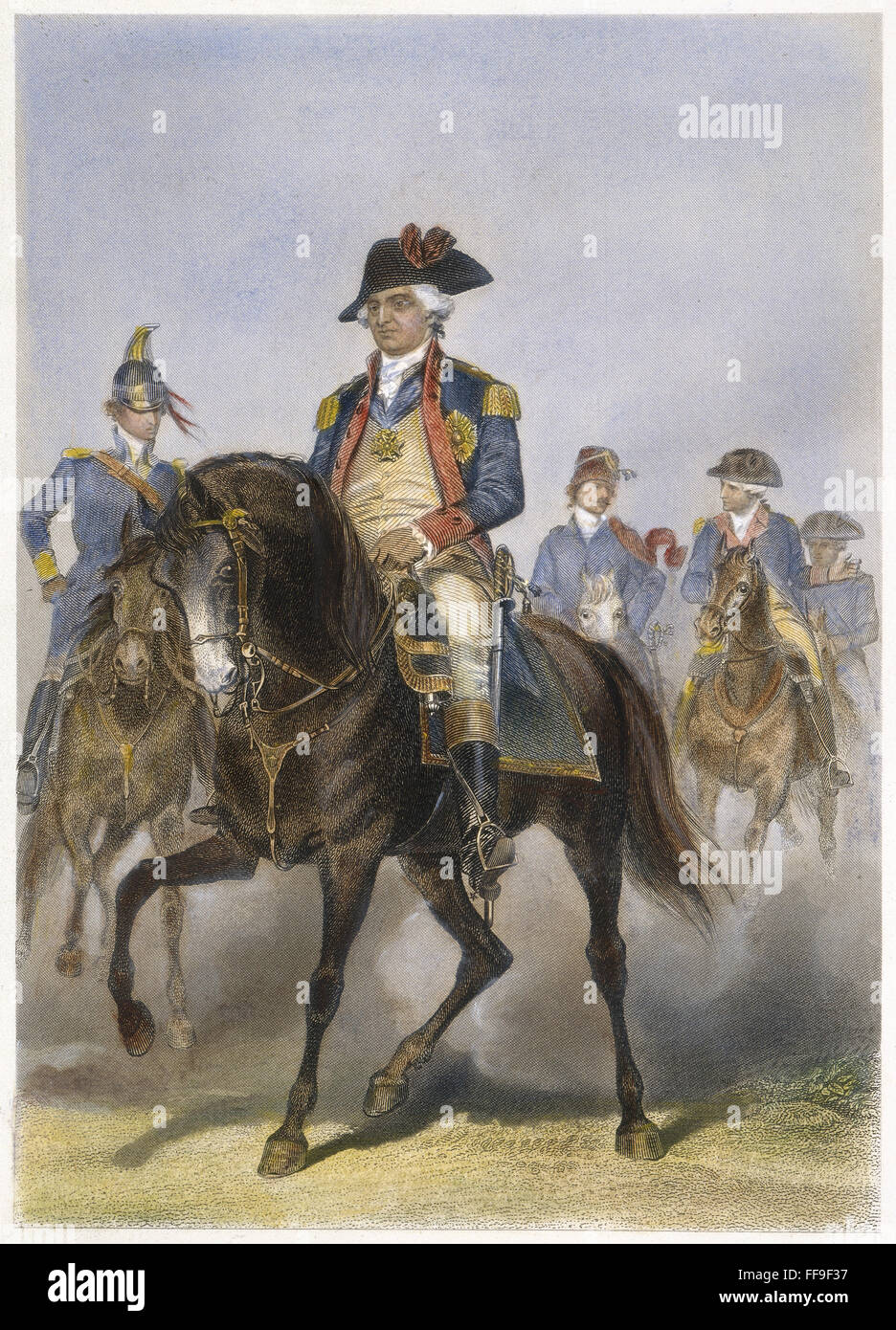 BARON FRIEDRICH von STEUBEN /n(1730-1794). American (Prussian-born ...