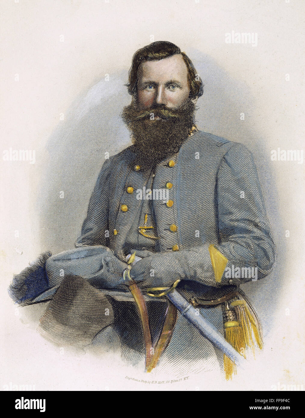JAMES E. B. 'JEB' STUART /n(1833-1864). American army officer: steel ...