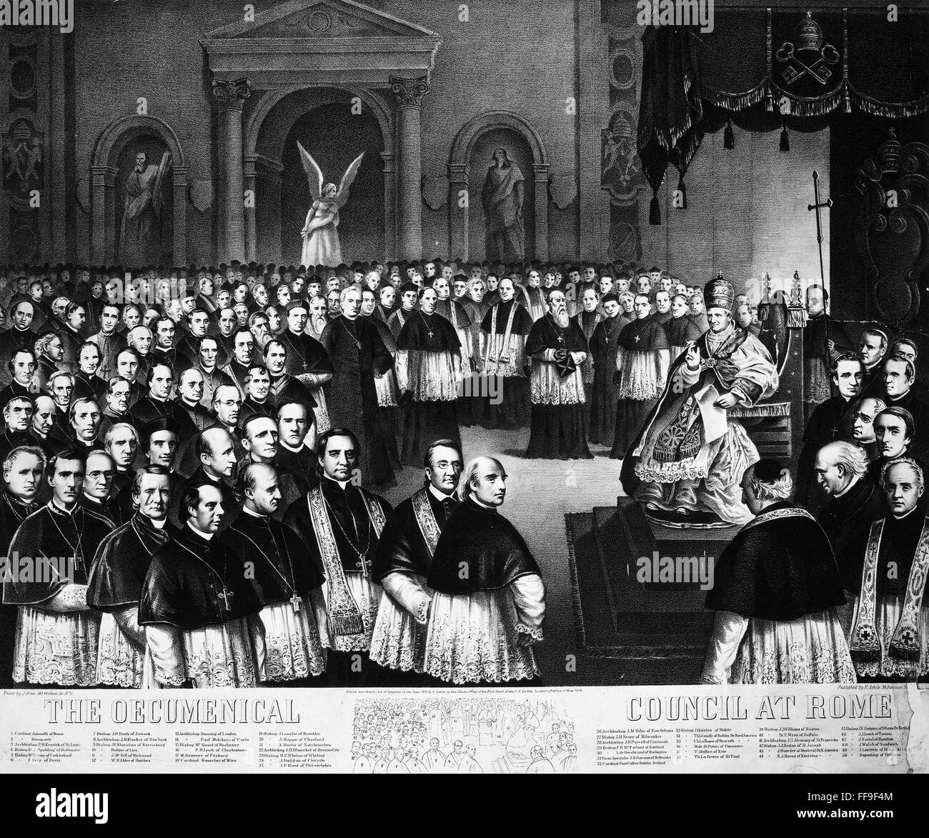 POPE PIUS IX (1792-1878). /nPope, 1846-1878. 1st Vatican Council ...